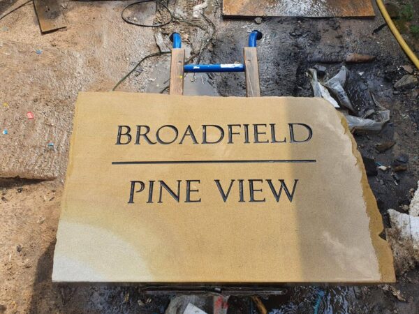 Stone House Signs - Custom Engraved House Signs & Numbers